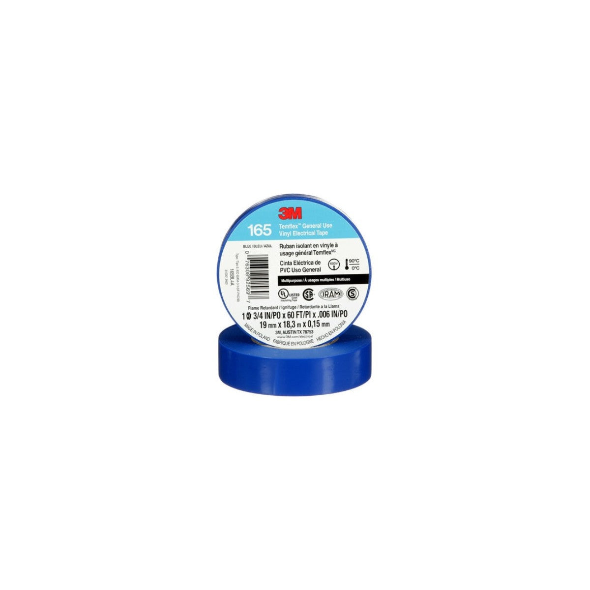 TAPE ELÉCTRICO 3M, AZUL, TEMFLEX, DE 60', 1400A — All Tools, Inc.