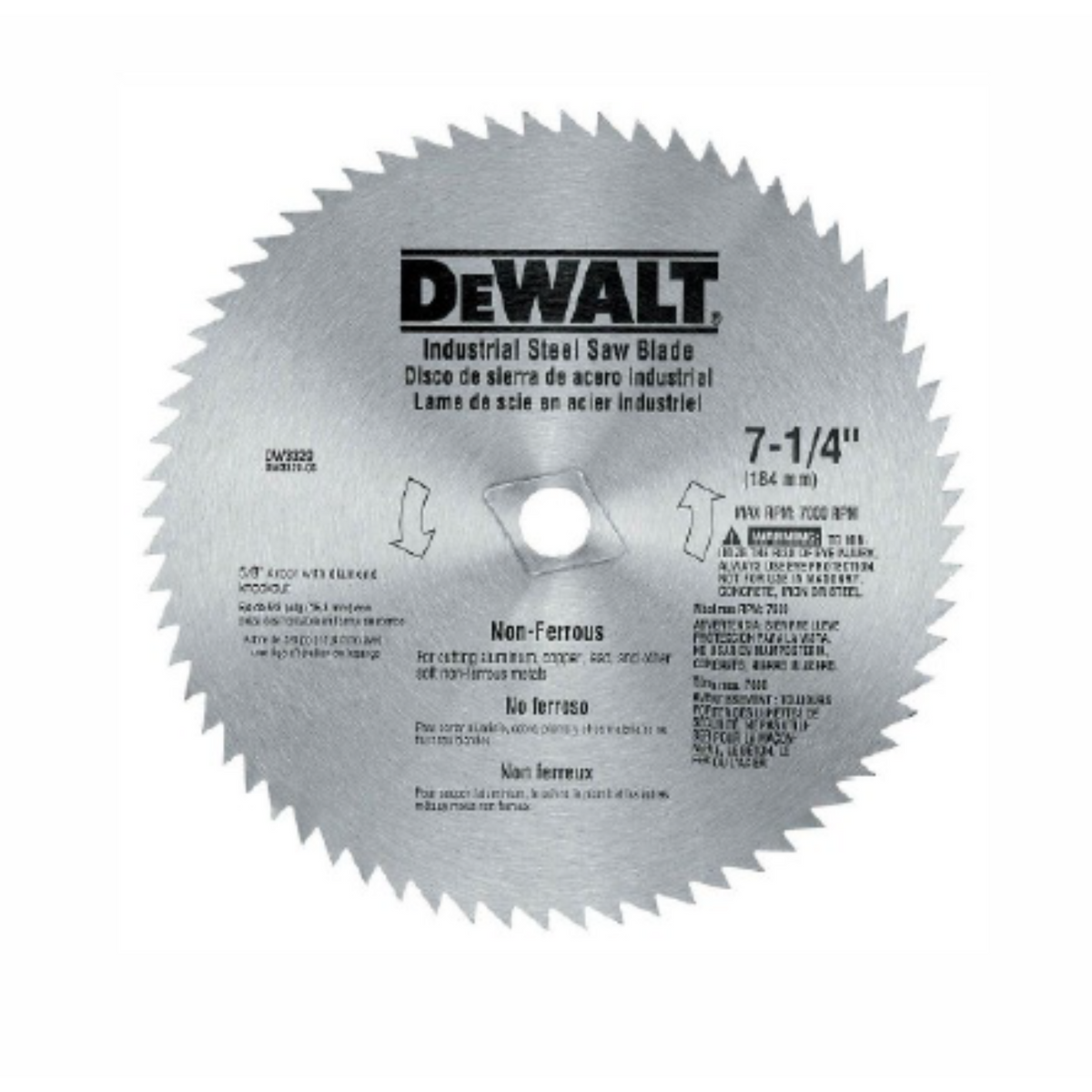 DISCO SIERRA 7 1/4" ALUM./COBRE 68T (5EA) — All Tools, Inc.
